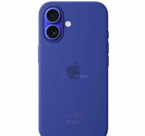 Чехол Silicone Case with MagSafe для iPhone 16 (Ultramarine) MYY63