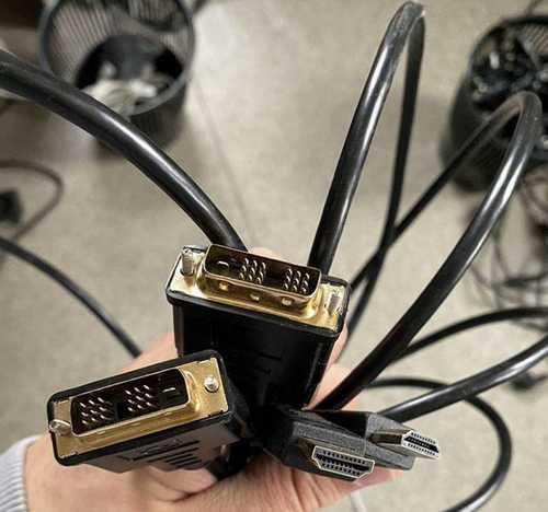 Кабель DVI - DVI и DVI - hdmi