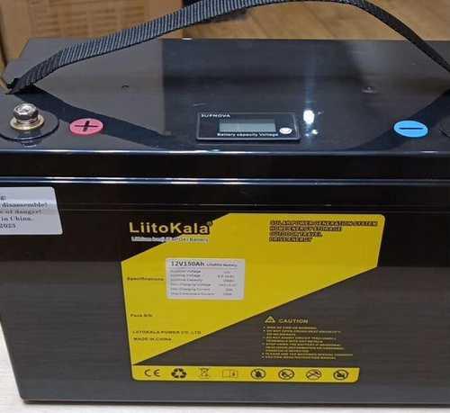 Аккумулятор тяговый LiitoKala LiFePo4 150Ah +LCD