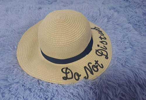 Шляпа панама для девочки