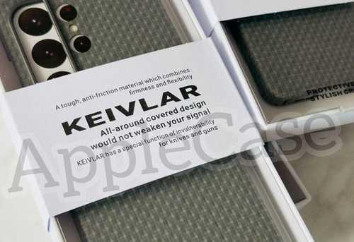Чехол Kevlar Samsung S24/S24+/S24 Ultra Titanium