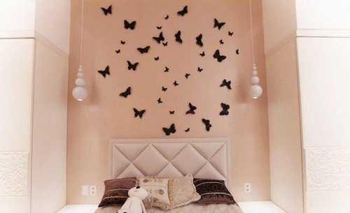 Керамические бабочки на стену, панно. Декор