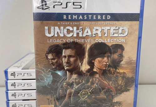 Диск на ps5 Uncharted legacy of thieves ps5