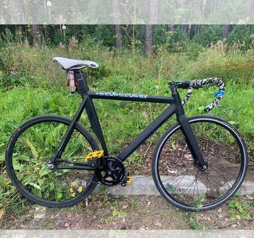 Велосипед трековый (fixed gear) Octopus F*Low Blac