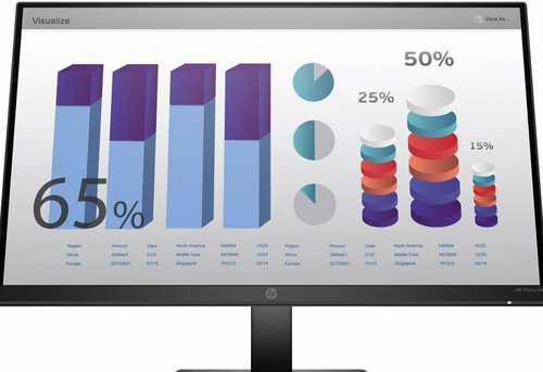 Монитор HP P24q G4, IPS, черный