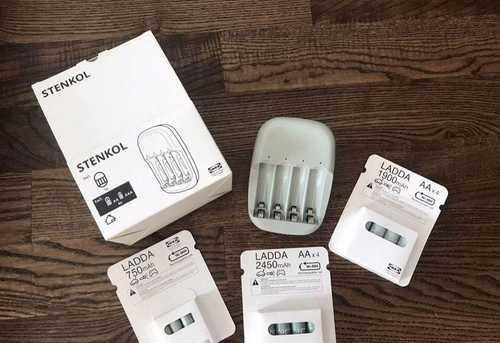 Батарейки Аккумуляторы ladda IKEA 750mAh, 1900 mAh