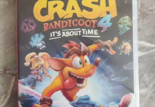 Игра Nintendo switch Crash bandicoot 4 новая