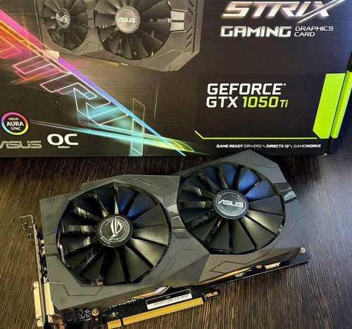 Видеокарта Asus Strix GTX 1050ti 4GB