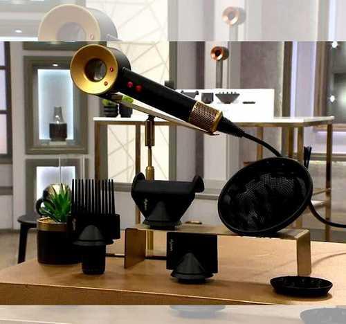 Фен Dyson Supersonic HD07 Onyx Gold