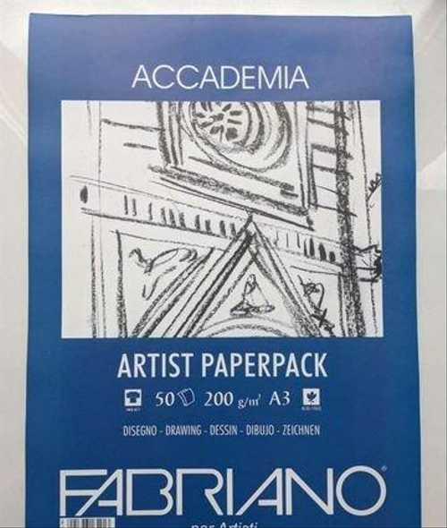 Fabriano Accademia А3 200гр -25 листов