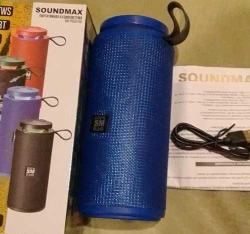 Блютуз колонка soundmax