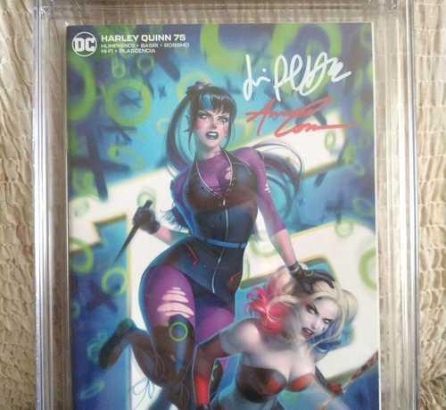 Комикс Harley Quinn 75 CGC signed