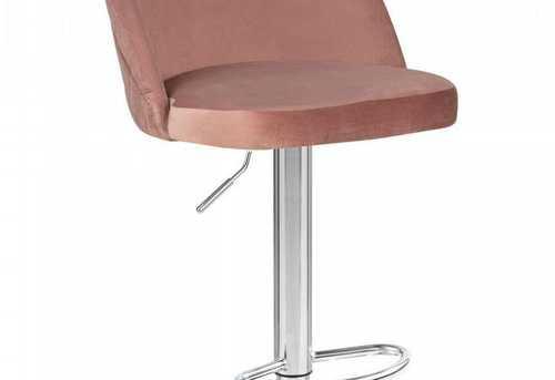 Роскошный барный стул Sweety пудро-розовый велюр