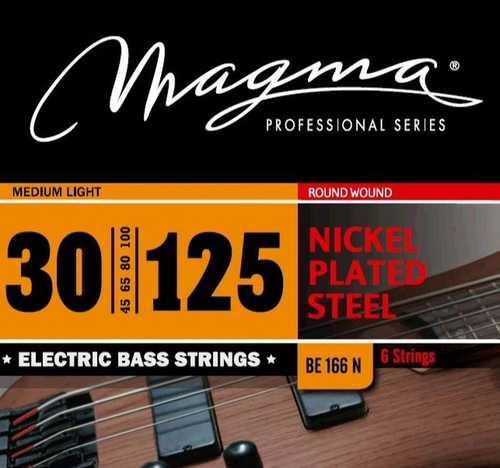 Струны для бас-гитары Magma Strings BE166N