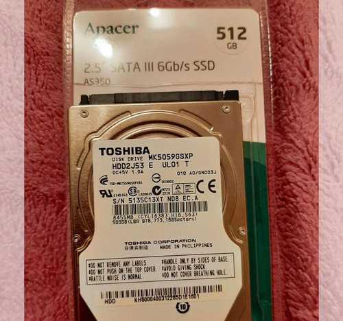 Жесткий диск hdd Toshiba 500 gb