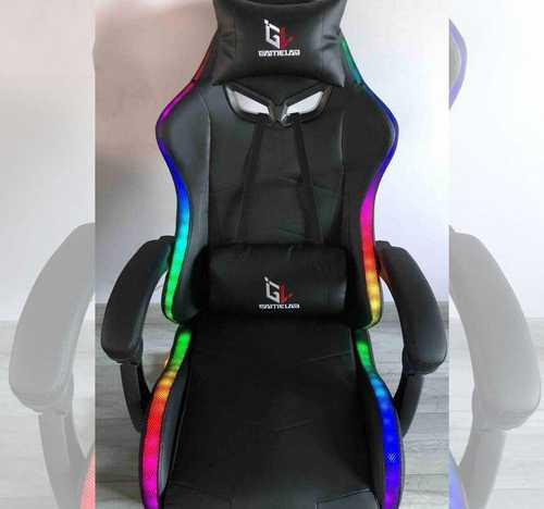 Кресло Игровое Gamelab RGB, black