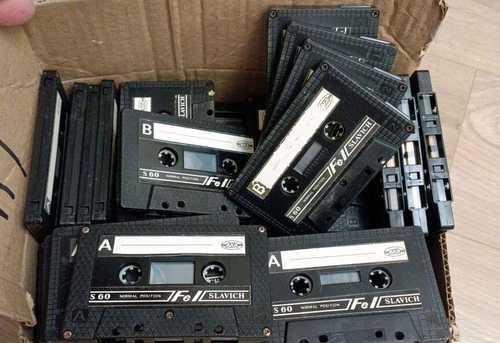 Аудиокассеты slavich s60 FE1 - 80 штук