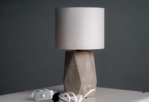 Светильник лампа ночник декоративная из бетона