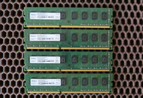 DDR3 32Gb (4x8Gb) 1600MHz Netac