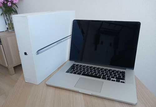 MacBook Pro 15 (2015), 250 ГБ, Core i7, 2.2 ГГц, RAM 16 ГБ, Intel Iris Pro Graphics 5200