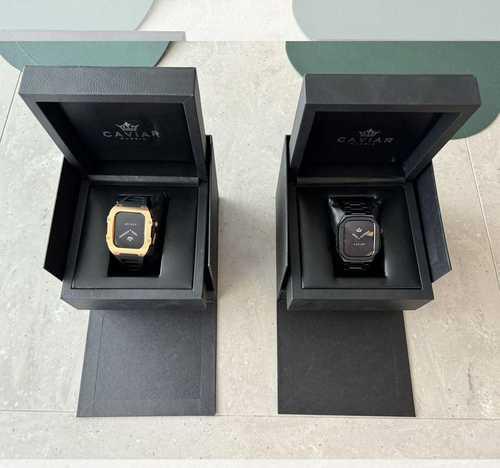 Браслет Apple Watch 7/8/9 Caviar