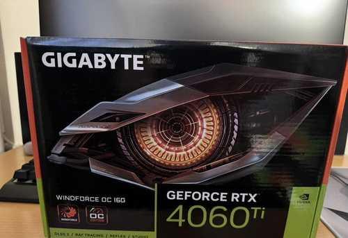 Gigabyte 4060ti 16gb новая рст 3 года