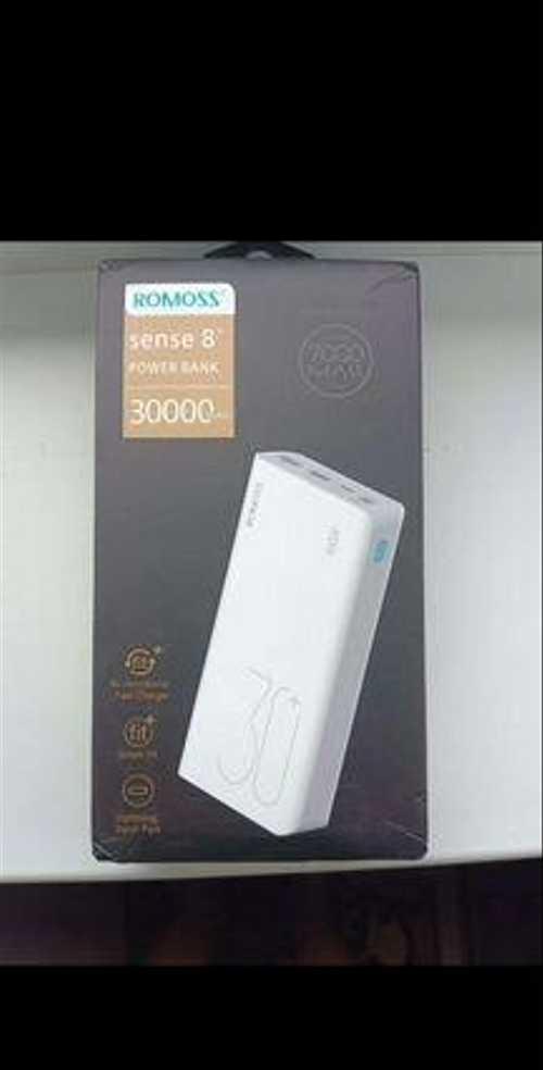 Новый Power Bank Romoss 30.000 mAh для доставки