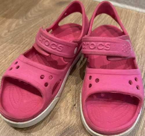 Босоножки crocs на липучке