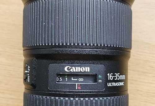 Canon EF 16 35mm f 2.8l iii