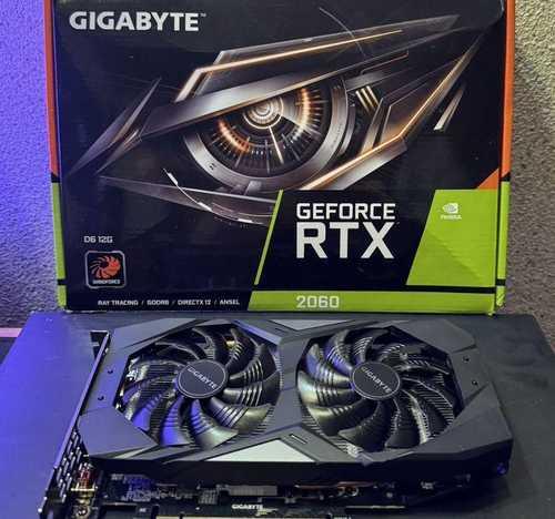Видеокарта Gigabyte GeForce RTX 2060 12GB WF