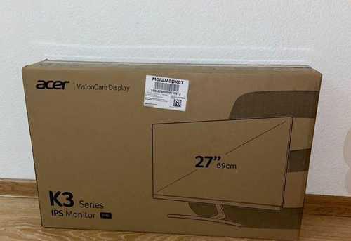 Новый монитор Acer 27" 100 Гц