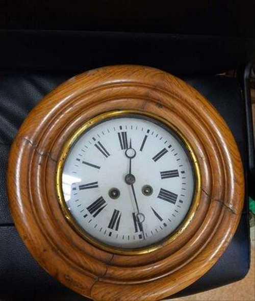 Старинные Антикварные Настенные Часы Шайба N75