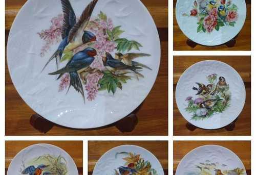 Настенные тарелки Птицы барельеф Rosenthal