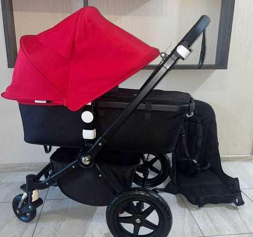 Bugaboo cameleon 3, 2 в 1 black/red