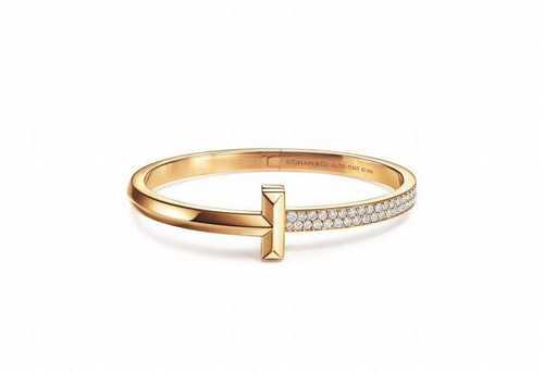 Золотой браслет tiffany с бриллиантами