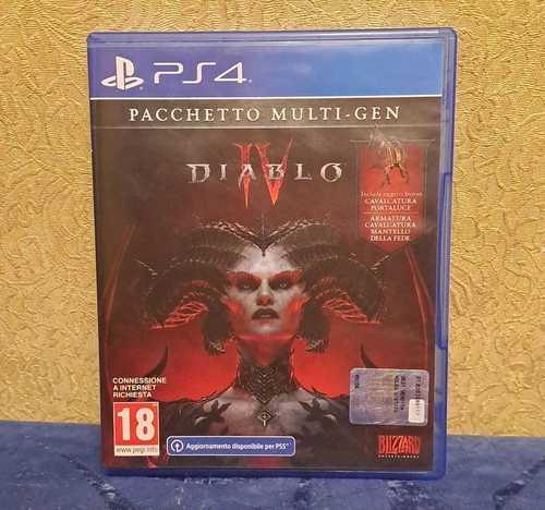 Diablo 4 ps4 диск