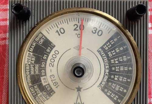 Советский термометр-календарь