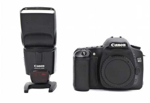 Canon EOS 30D Body + Canon 430 EX