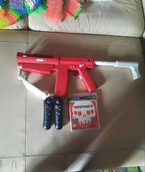 Ps3 автомат, контроллеры и игра