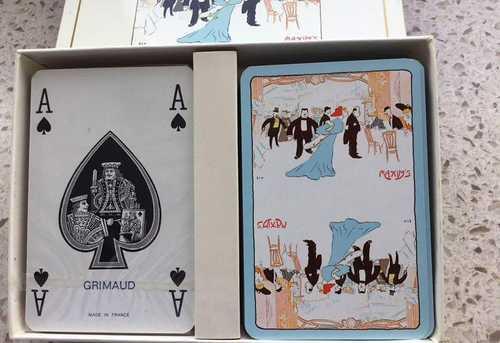 Карты Игральные Набор Maxim’s Grimaud France Новые