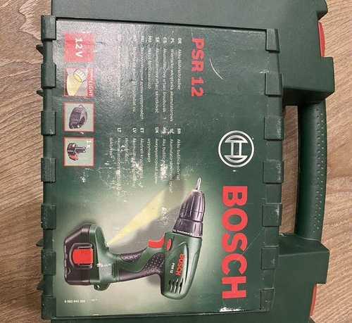 Шуруповерт bosch PSR 12