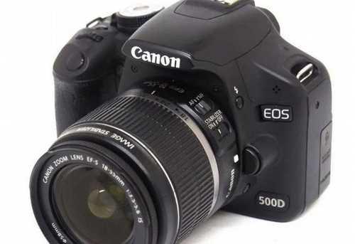 Продам фотоаппарат canon 500d