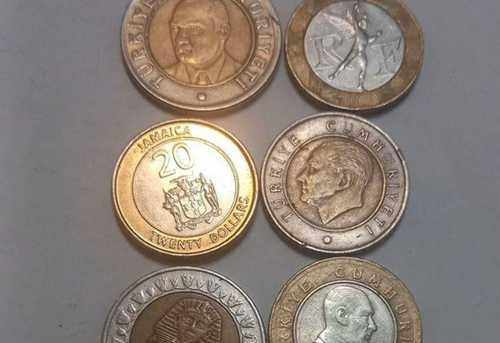 6 нечастых Коллекционных Монет, биметалл