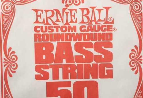 Первая струна для бас-гитары Ernie Ball 50