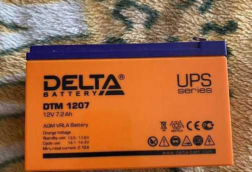 Аккумулятор delta 12v 7.2Ah