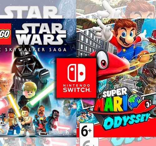 Mario odyssey и lego star wars nintendo switch