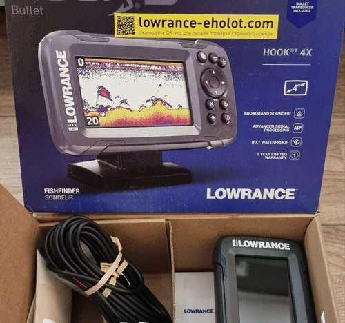 Эхолот lowrance hook2 4x