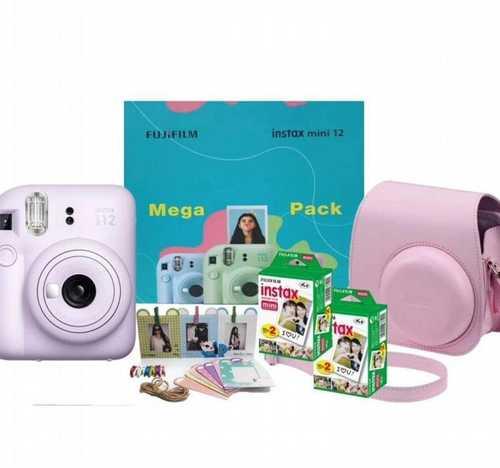 Фотоаппарат моментальной печати Fujifilm Instax mini 12 Mega Pack Pink