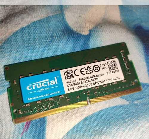 Оперативная память Cricial sodimm DDR4 8gb