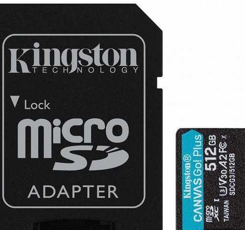 Карта памяти Kingston microsdxc Canvas GO Plus Cla